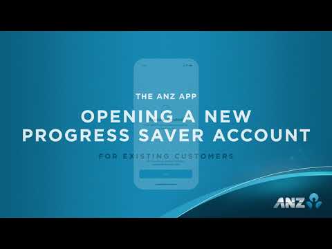 How to: Open an ANZ Progress Saver in the ANZ App - YouTube