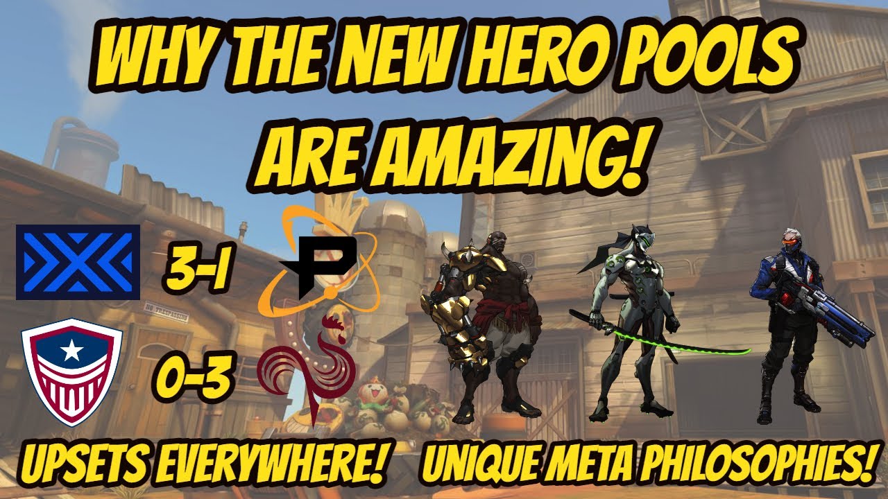 Why the New Overwatch League Hero Pools are Amazing! - YouTube