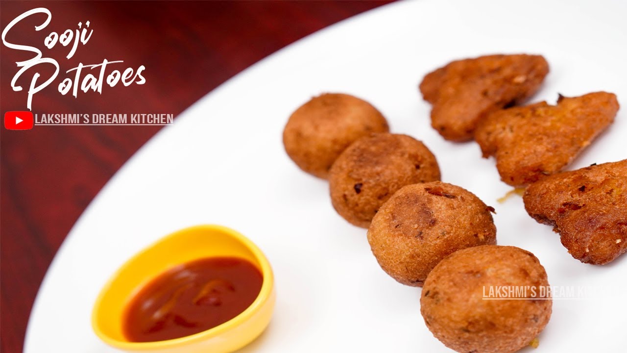 Crispy Sooji Potatoes | Easy Lockdown Recipe | Instant Snack - YouTube