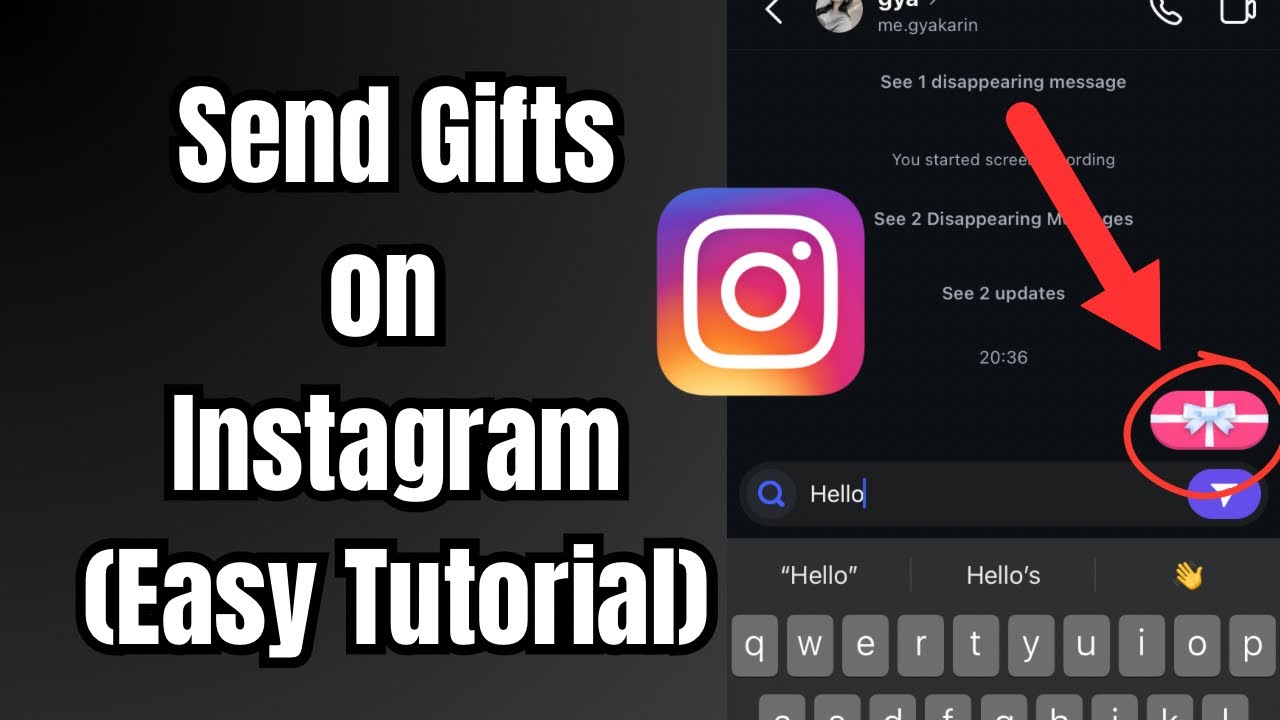 How to send Gift Messages on Instagram | Send gift messages on ...