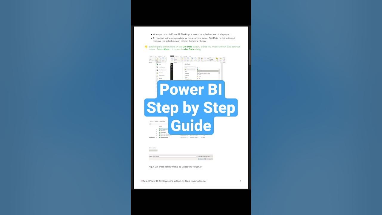 Power Bi Step By Step Guide For Beginnersπ©βπ¦π¨βπ©βπ§βπ¦ Powerbi Shorts Datatechnology Youtube