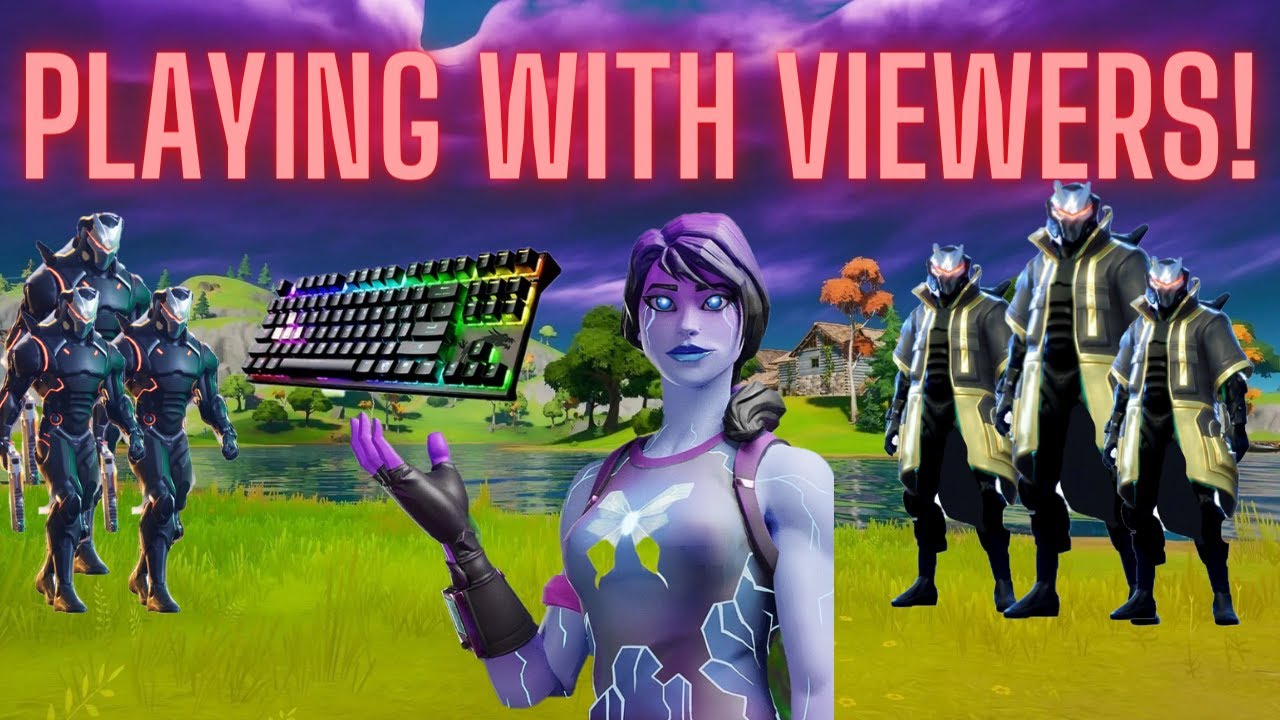 Fortnite Live Stream Playing With Viewers! - YouTube