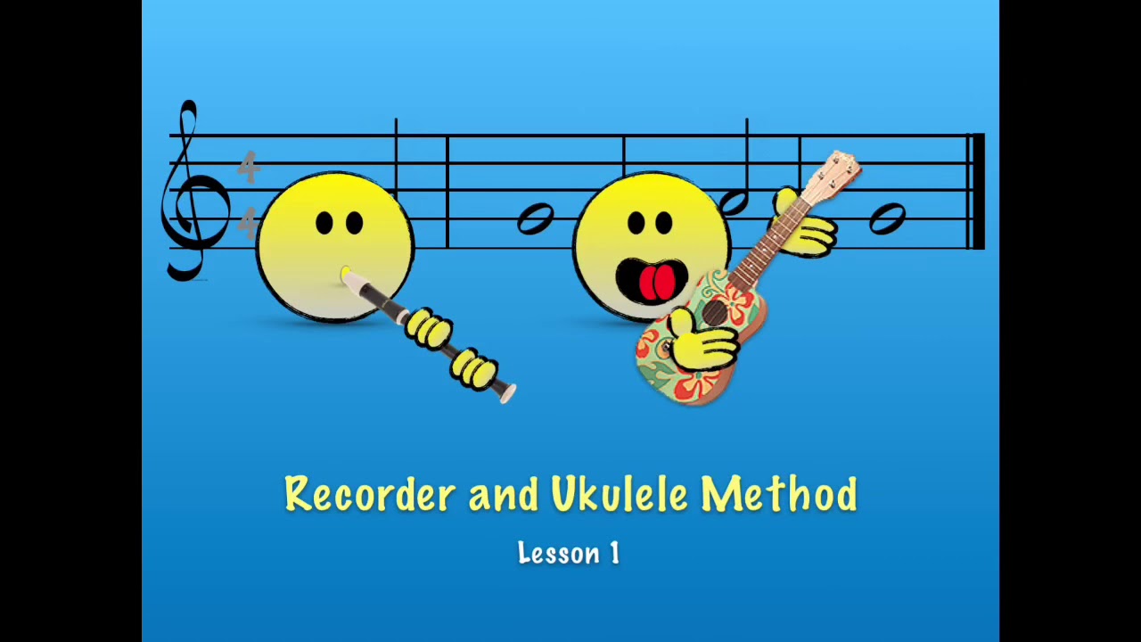 Recorder/ukulele lesson 1 - YouTube