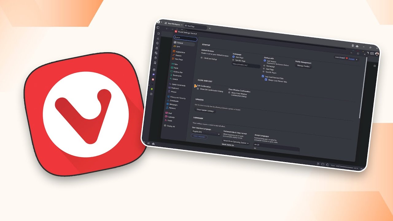 How to Stop Vivaldi Browser from Opening Settings in a Window - YouTube