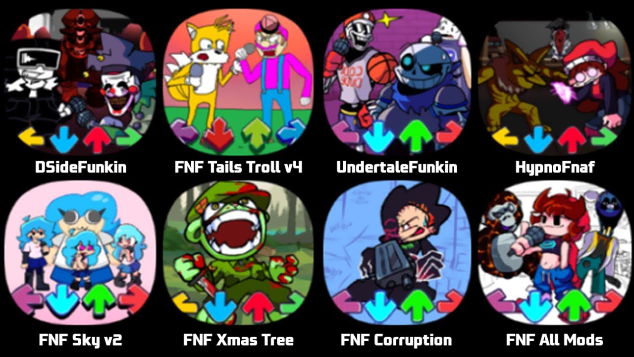 FNF B-Side Redux, FNF Tails Troll, FNF UnderTale, FNF Sans, FNF Hypno's ...
