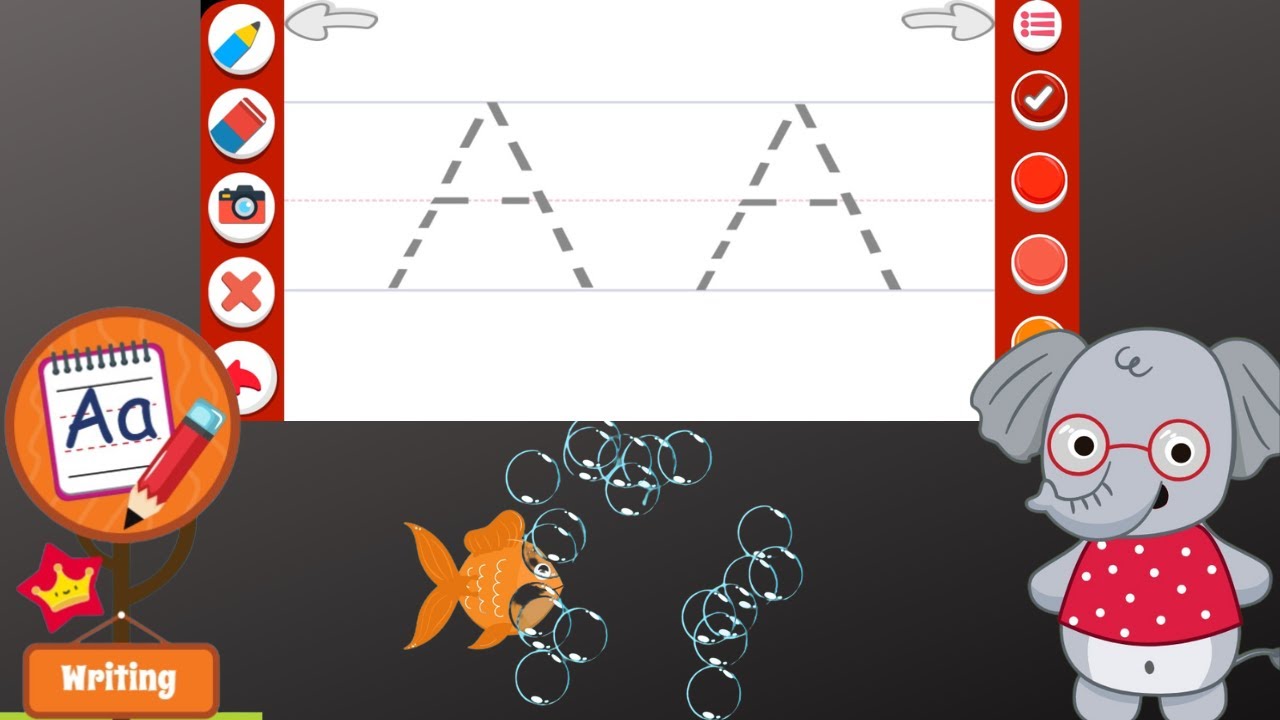 kids learning abcd, II Baby learning video II abc Writing II abcd ...
