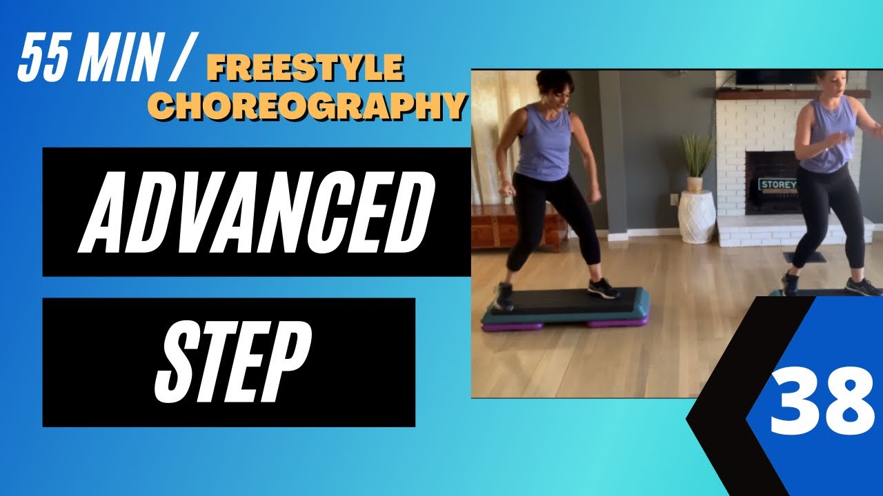 Advanced FREESTYLE Step Aerobics Class - YouTube