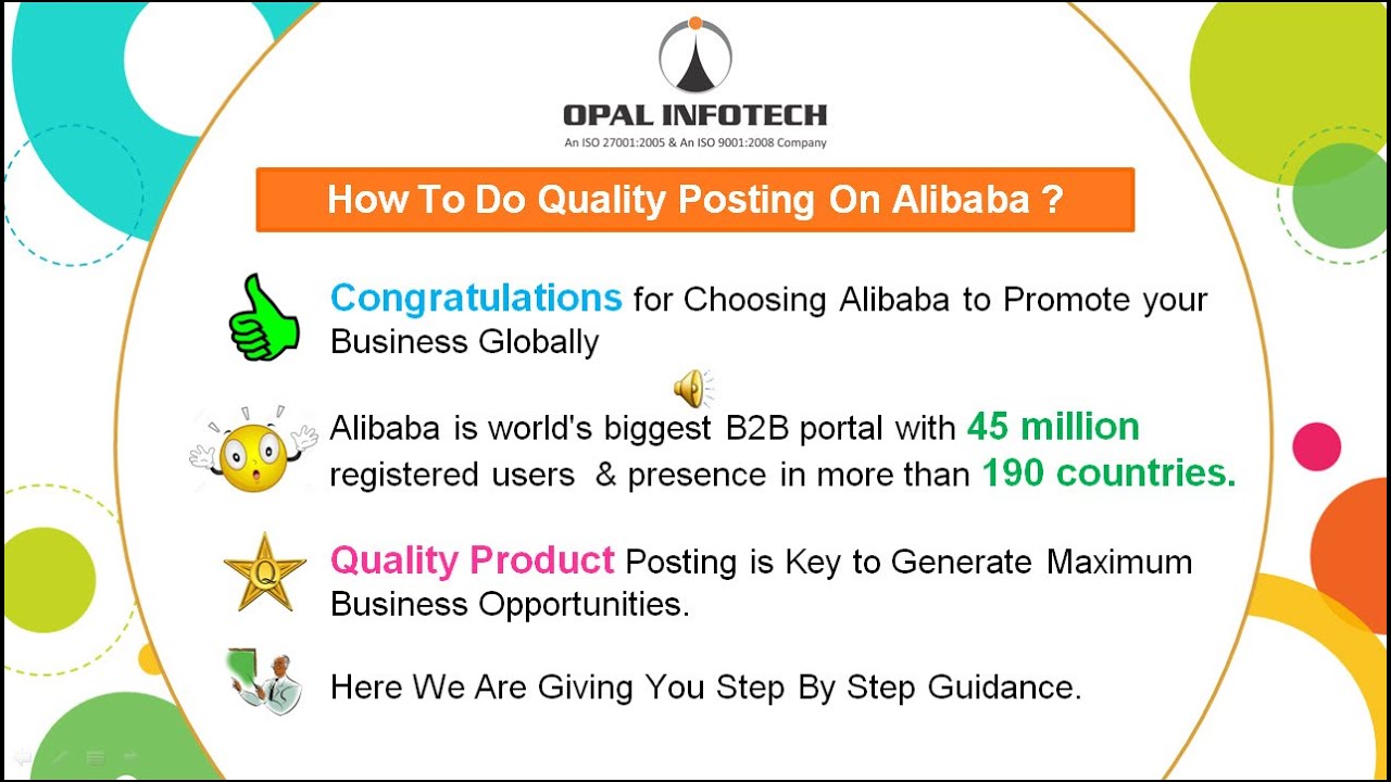 How to Do Quality Posting On Alibaba ? - YouTube