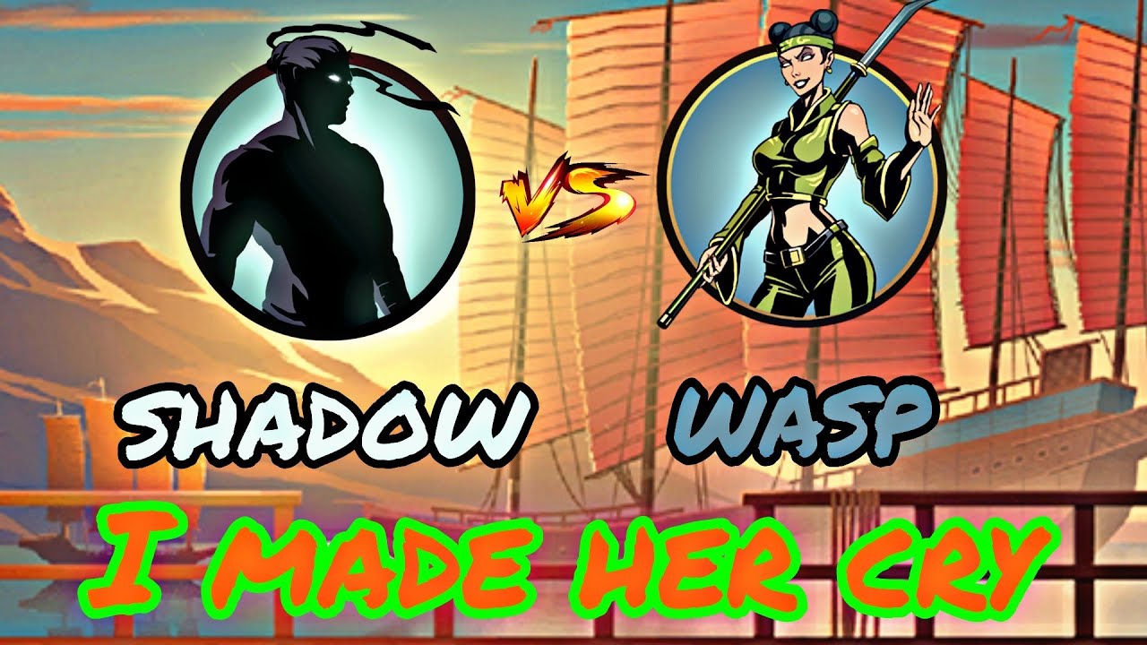 I fought with the wasp the boss of act 4 || Shadow fight 2 #trending ...