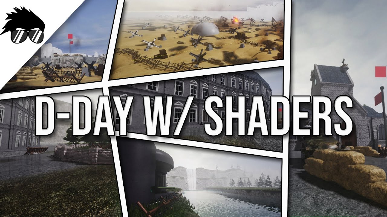 Roblox D Day with Shaders | Look How Great This Looks! | Roblox Shaders ...