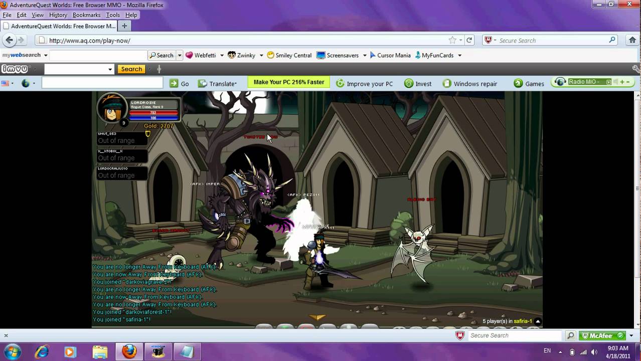Aqw Cool Creatures! - YouTube