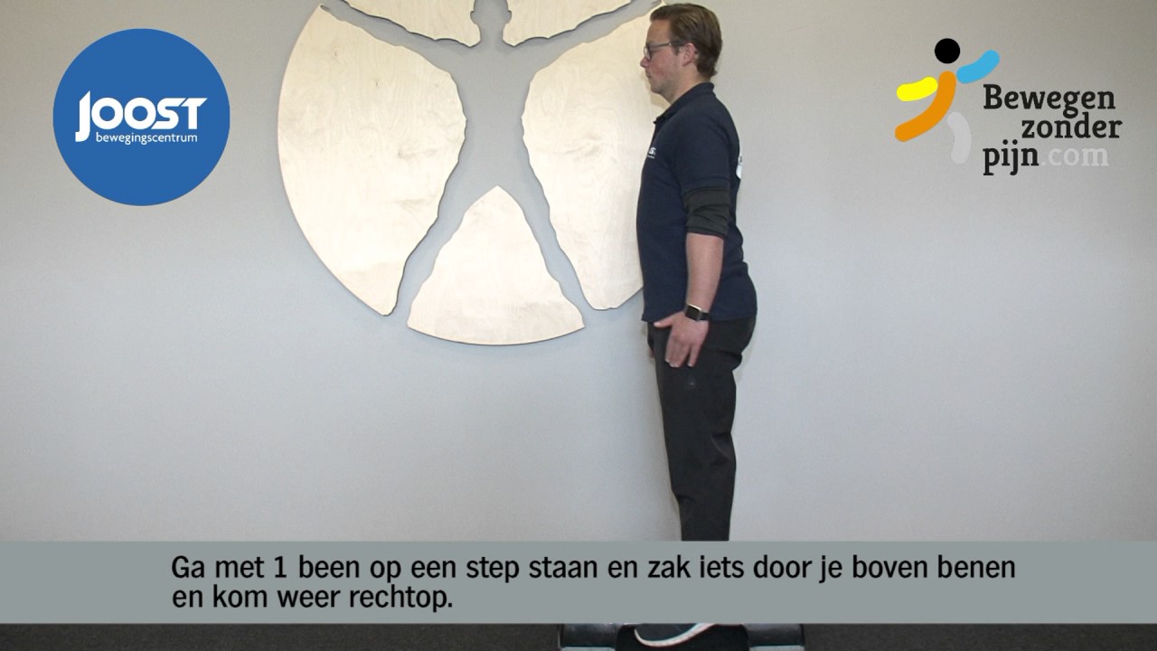 #17 Spierversterkende oefening voor de heup (deel 2) - YouTube