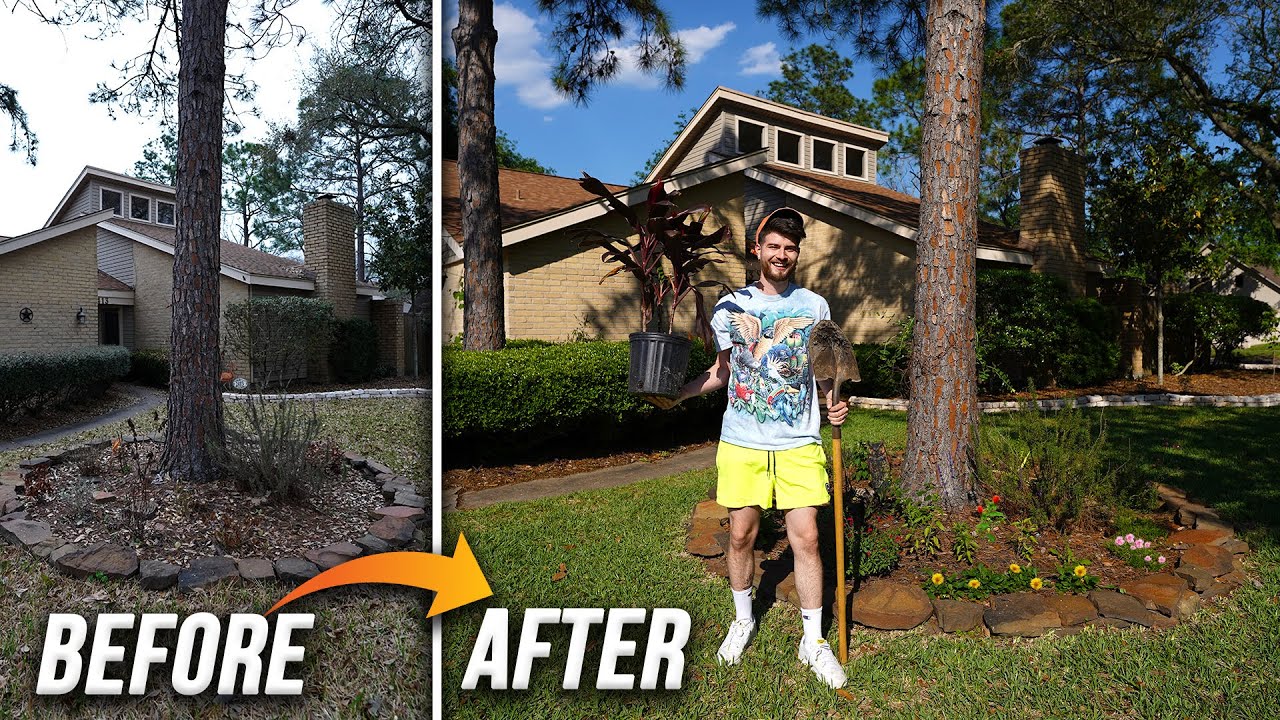Extreme Front Yard Makeover Full Diy And How To Tutorial Texas Native
