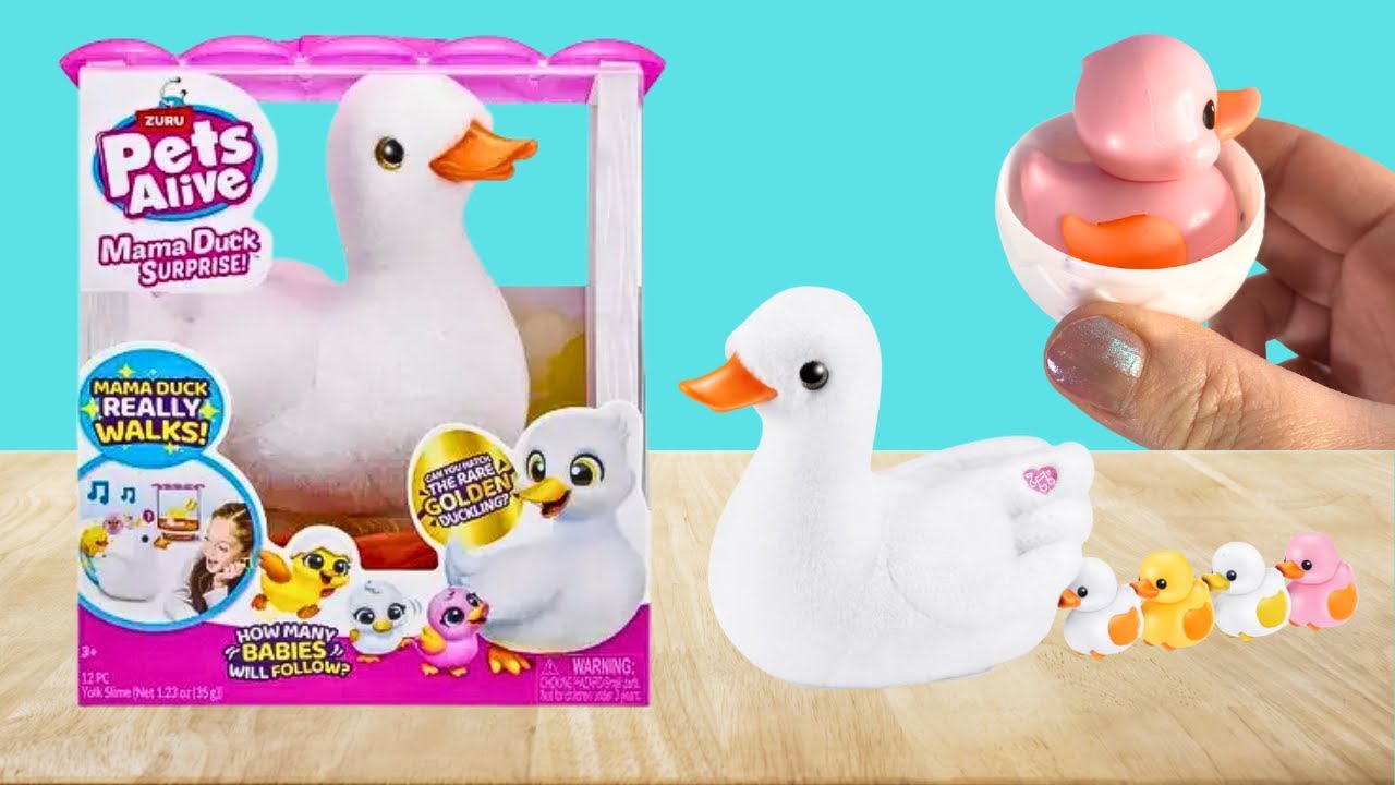Unboxing Zuru Pets Alive 🦆 Amazing Mama Duck Surprise - YouTube