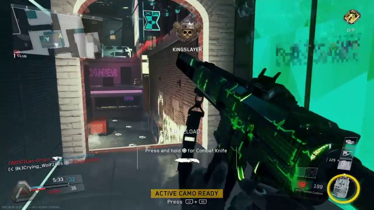 Call of Duty Infinite Warfare NV4 Flatline 3 different loadouts for 3 ...