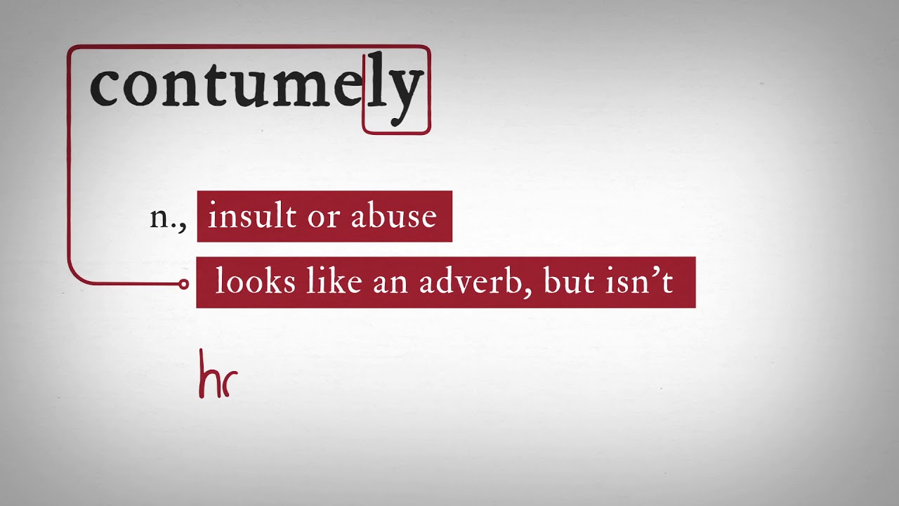 myShakespeare | Hamlet 3.1 Word Nerd: Contumely - YouTube