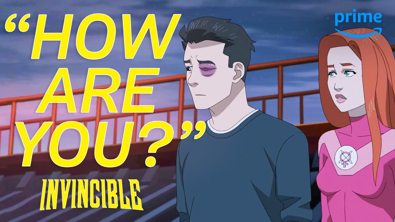 Atom Eve Tries to Lend Mark a Shoulder | Invincible | Prime Video - YouTube