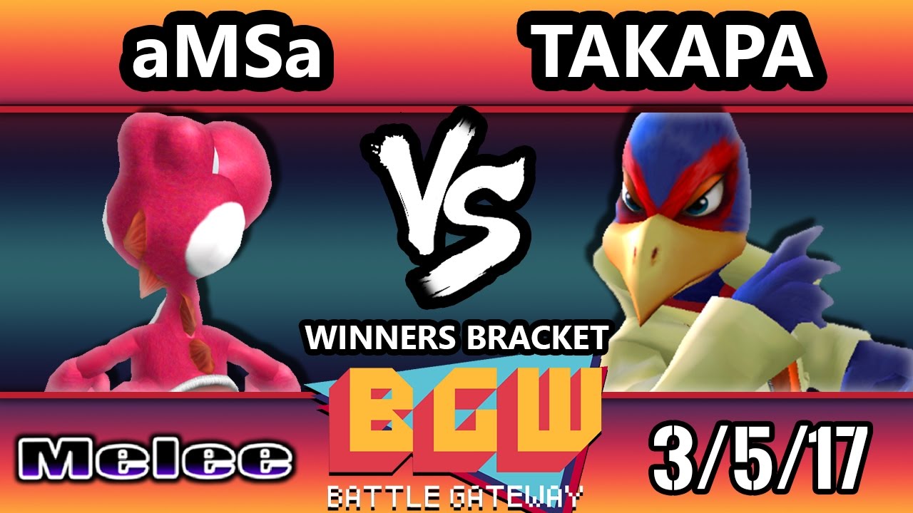 BGW15 SSBM - VGBC | aMSa (Yoshi) Vs. Takapa (Falco) Smash Melee ...