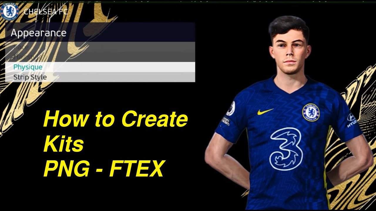 PES 2021 - How to Create a Kits PNG-FTEX - YouTube