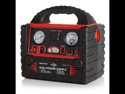 Mamba Boost 200 6in1 Power Inverter and Jump Starter - YouTube