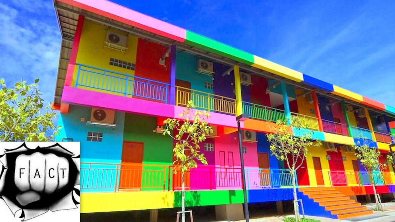 Top 10 Most Colorful Cities In The World - YouTube
