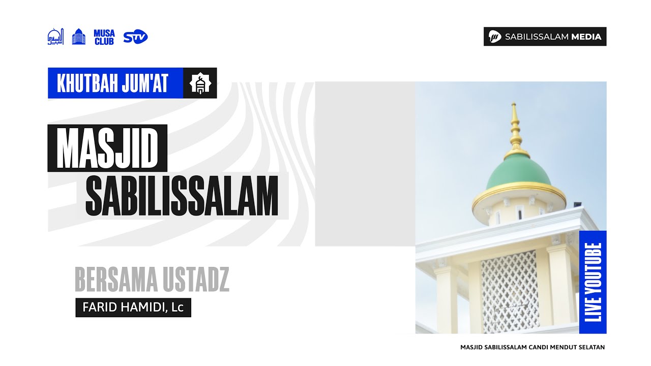 🔴LIVE | Khutbah Jum'at 10 Rojab 1446 H/10 Januari 2025| Ustadz Farid ...