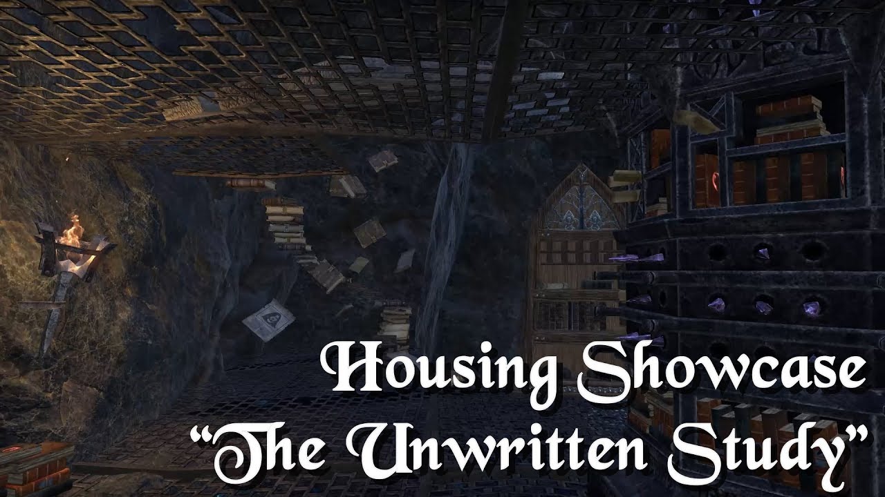 The Unwritten Study - ESO Player Housing Showcase - YouTube