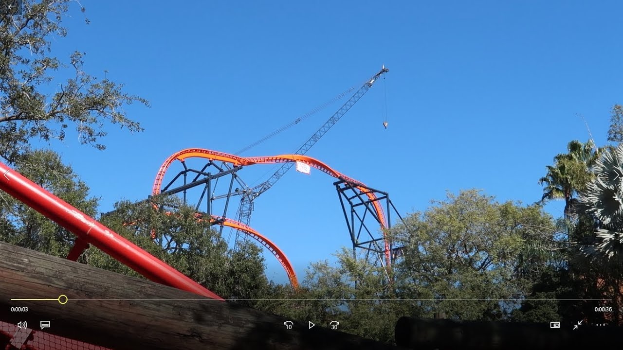Tigris Coaster Update and Gwazi Getting RMC'd | On Ride Videos at Busch ...