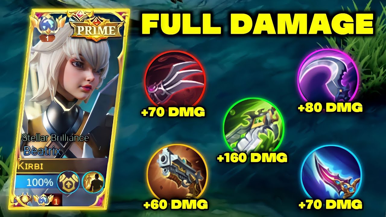 TOP 1 BEATRIX FULL DAMAGE BUILD!!🔥 USE THIS BUILD FOR DAMAGE HACK ...