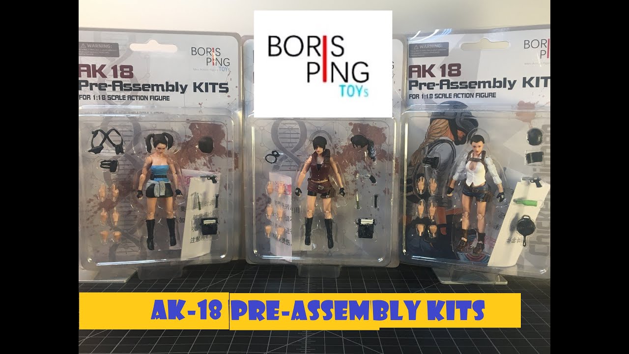 Boris Ping Toys 1/18 scale Action Figures - YouTube