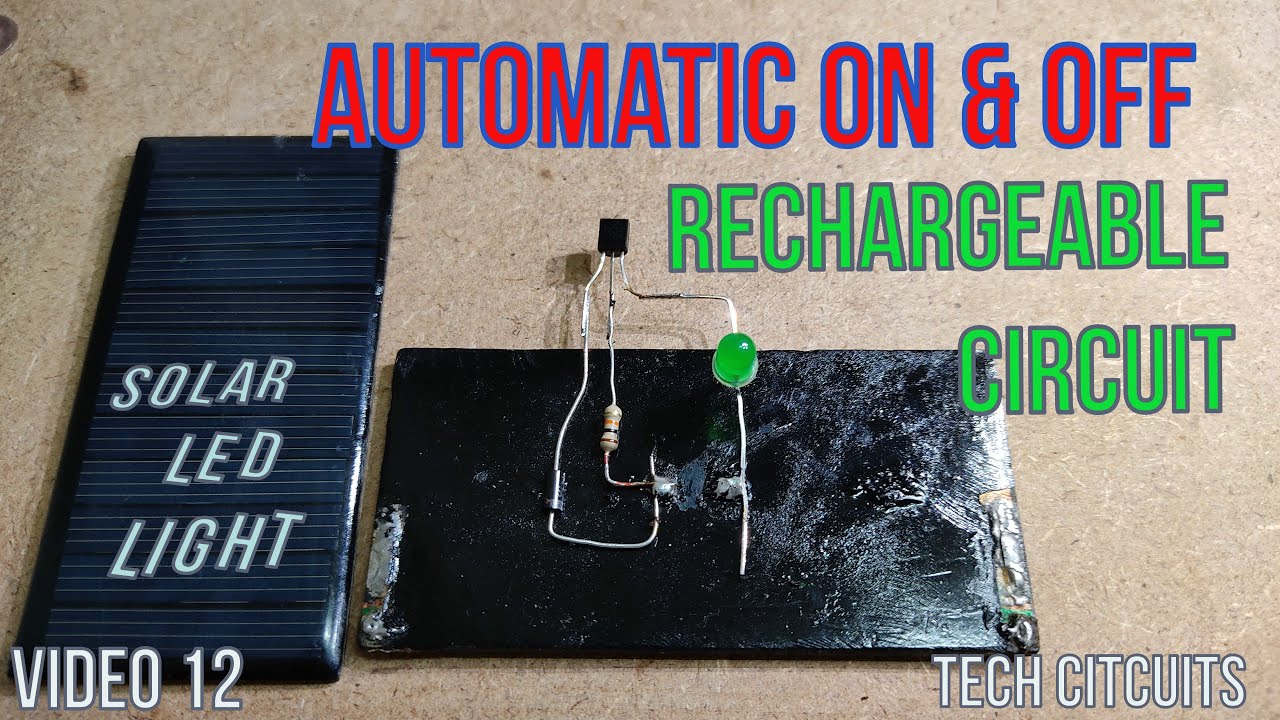 Auto On Off smart switch || solar | 2N2222 || - YouTube