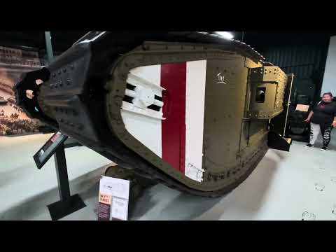 Inside and Outside Mark V** (Female) – Stretched WW1 Tank at Tankfest ...