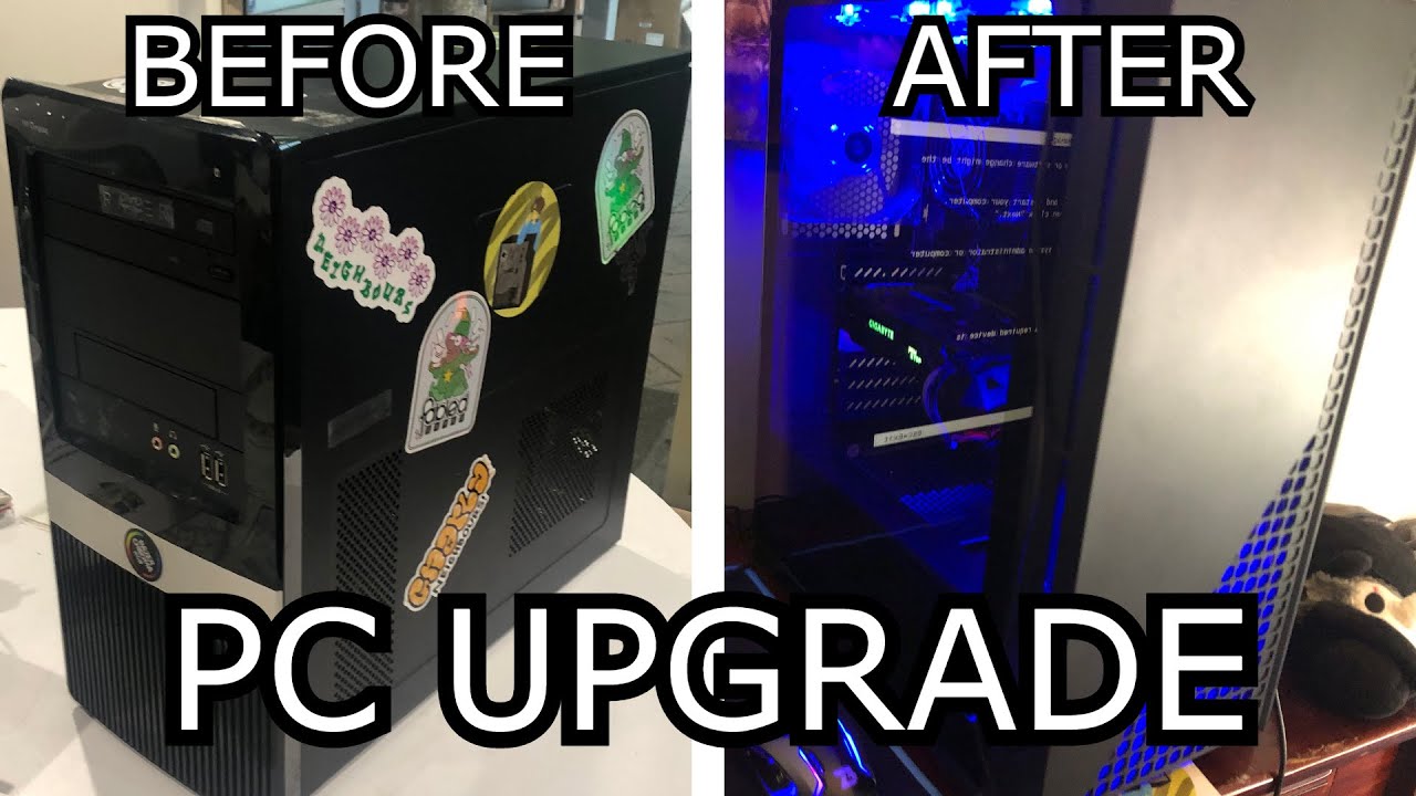 I UPGRADED my friends computer! - YouTube