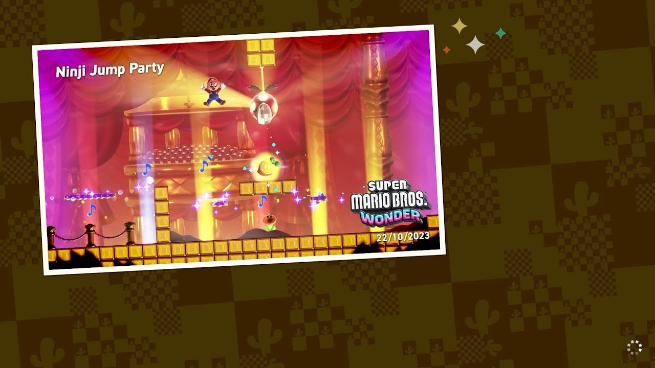 【Super Mario Wonder】Ninji Jump Party - YouTube