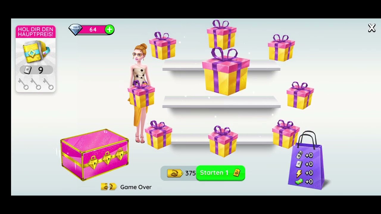 Super stylist game .22 chances to win 3 keys 🔑🔑🔑🥰 I opened 33 boxes ...