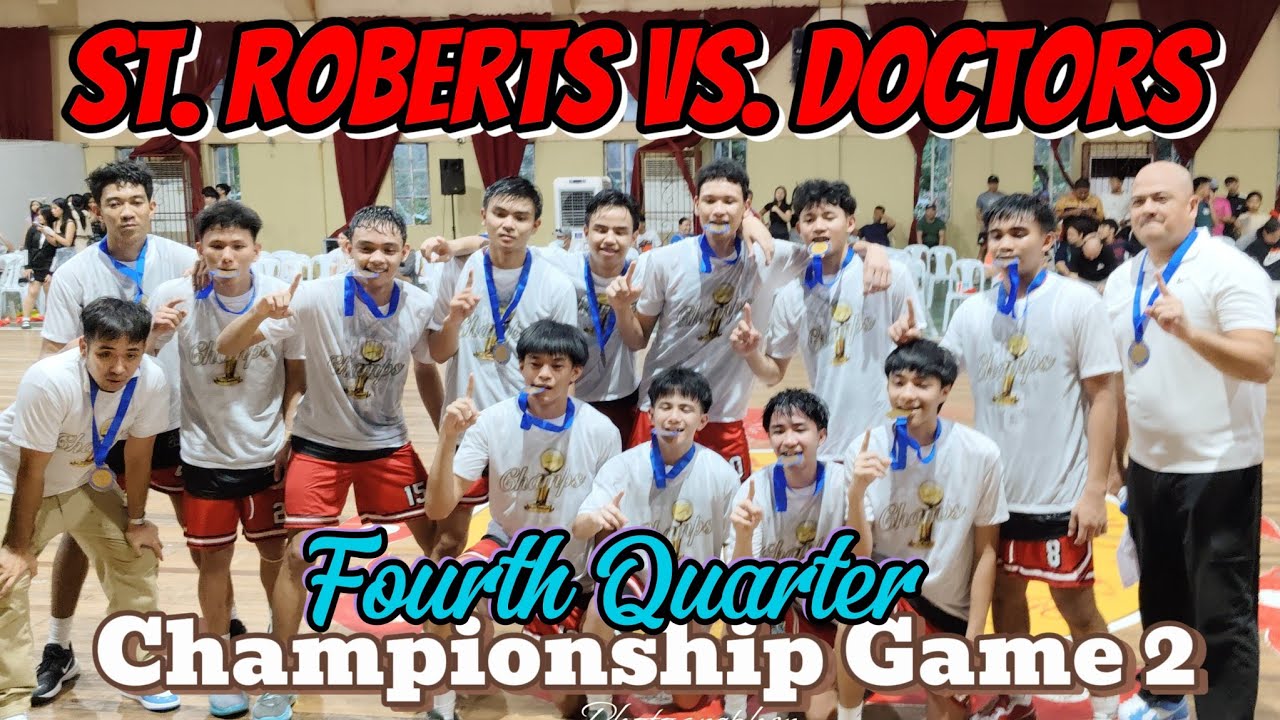 Championship Game 2 | St. Roberts Elite Lab vs. IDC Junior Medics | 4th ...
