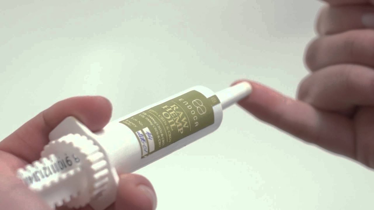 How to use CBD Raw Hemp Oil Tubes (20% CBD) - Endoca.com - YouTube