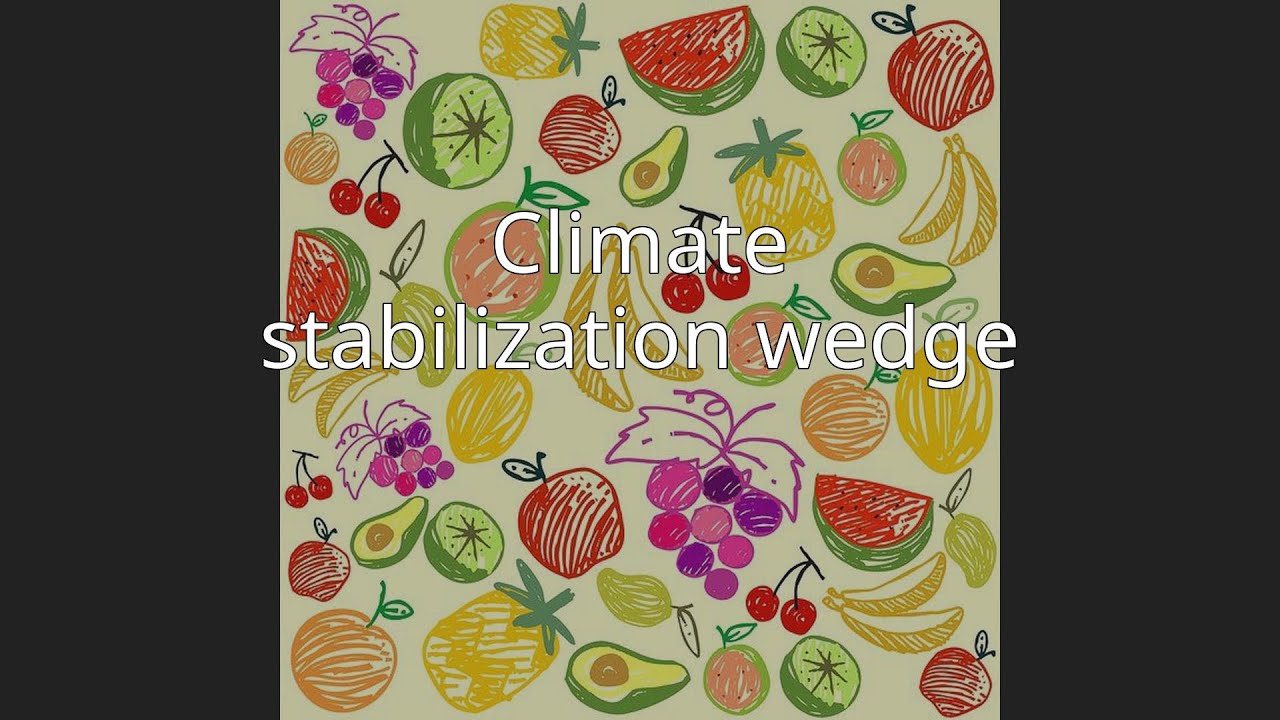 Climate stabilization wedge - YouTube