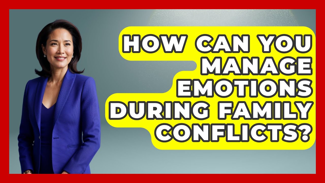 How Can You Manage Emotions During Family Conflicts? | Better Family ...