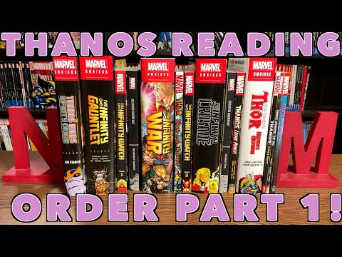 A comprehensive look at the reading order of Marvel Cosmic | Thanos | Part 1!