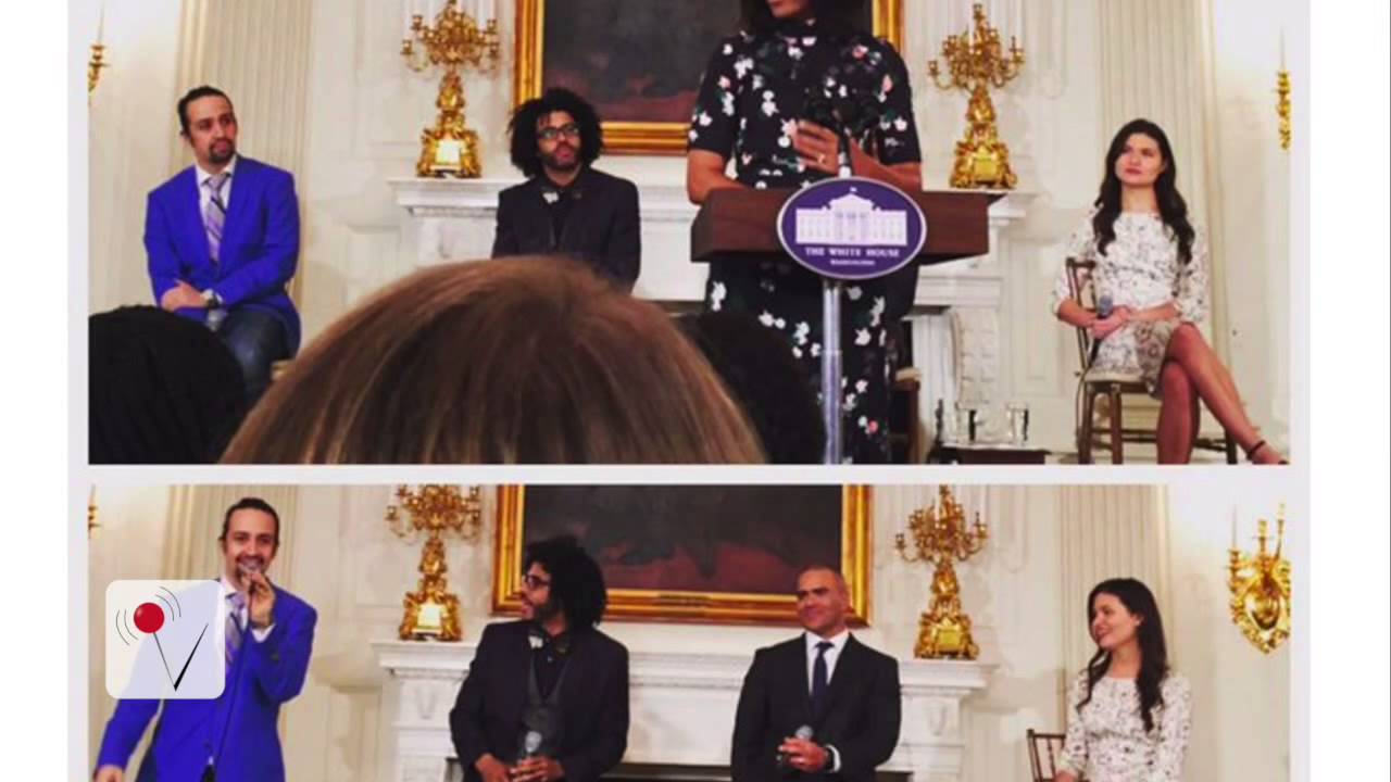 'Hamilton' Cast Goes to the White House - YouTube