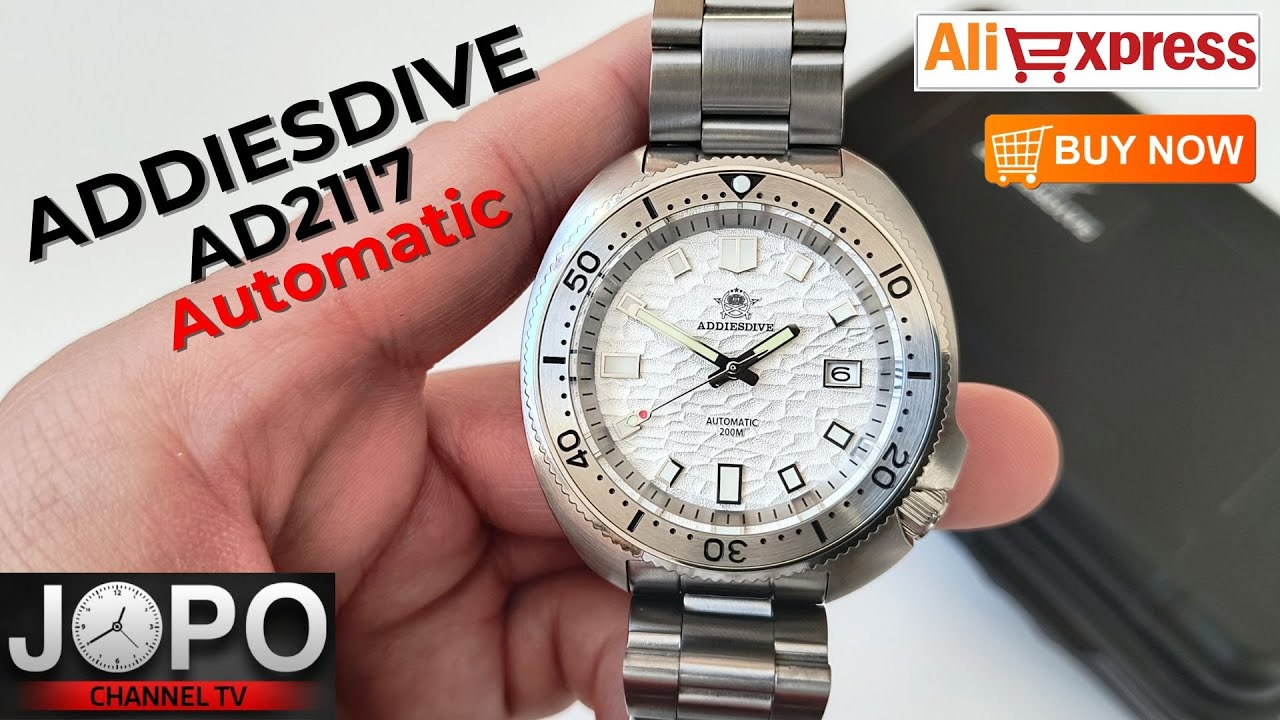 ADDIESDIVE AD2117 Luxury Automatic Watch Dive Watch 200m │Addiesdive ...