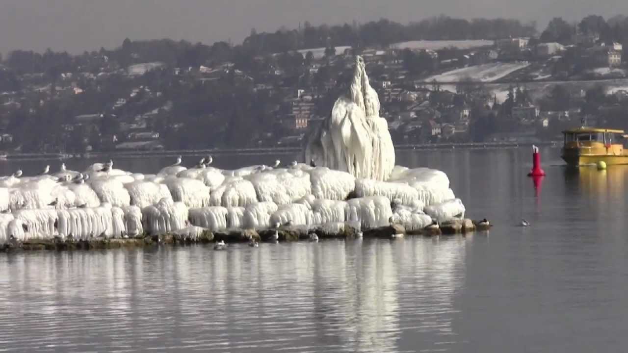 Switzerland under ice - Geneva - Genève - Hiver 2011 - 2012 - 14 fév ...