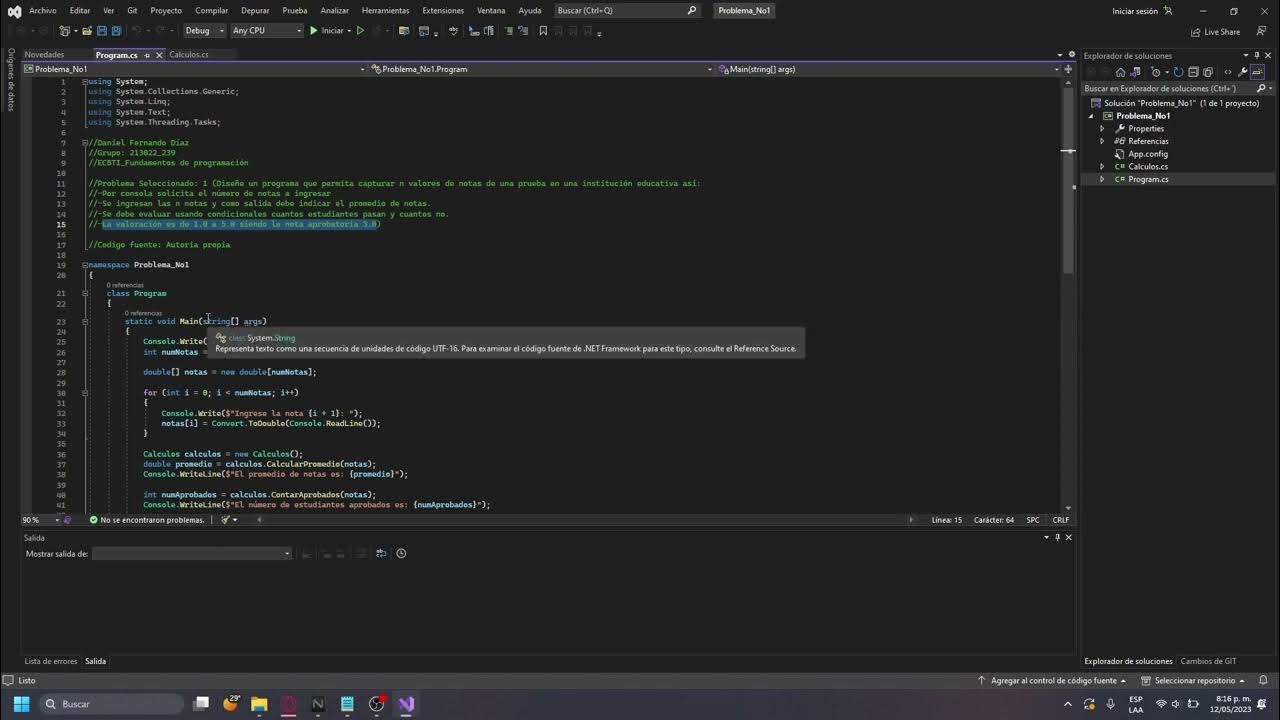 Problema 1 Fundamentos de programación - YouTube