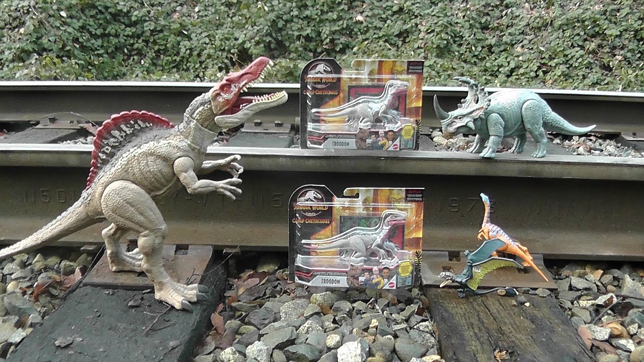 Mattel Troodon Camp Cretaceous Jurassic World Toy Unboxing and Review ...