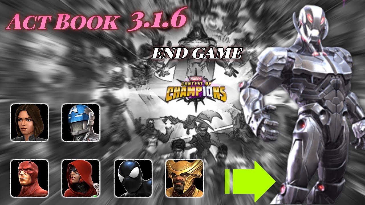 Act 3.1.6 | Boss Ultron (Classic) | MCOC - YouTube