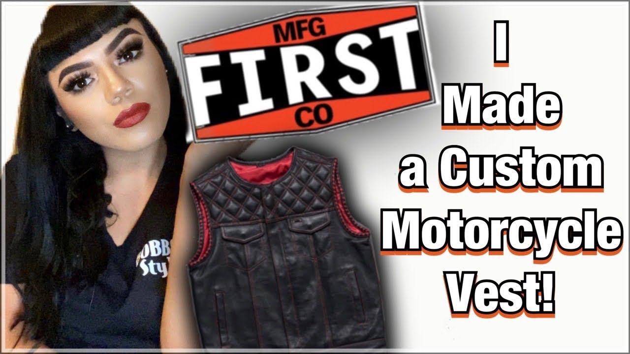First MFG Co. | Custom Moto Vest - YouTube