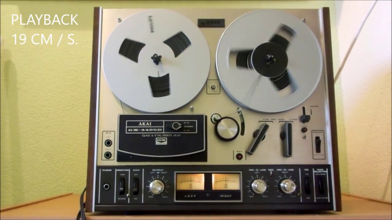 AKAI GX-4400D RECORD TEST - YouTube