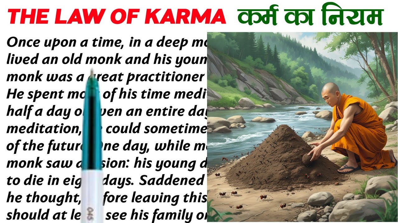 Law of Karma | Moral Story in English | Learn English Through Stories ...