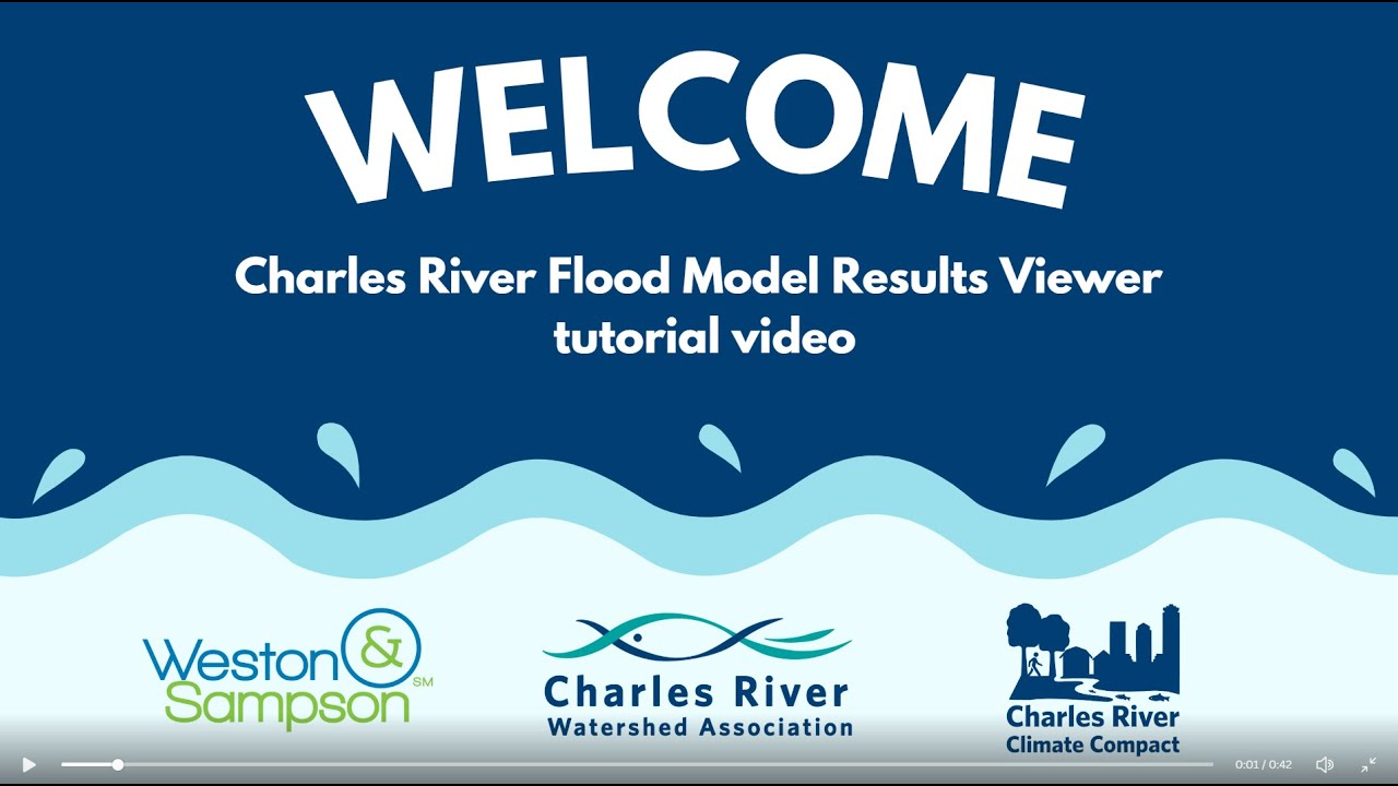 Tutorial for the Charles River Flood Model Results Viewer - YouTube